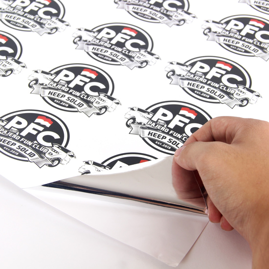 Sticker / Stiker Metalize Silver A3+ | MAESTRO
