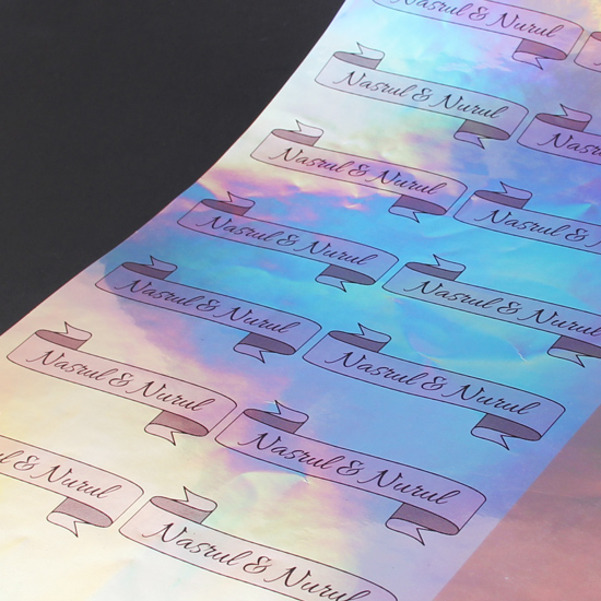 Sticker / Stiker Metalize Hologram A3+ | MAESTRO